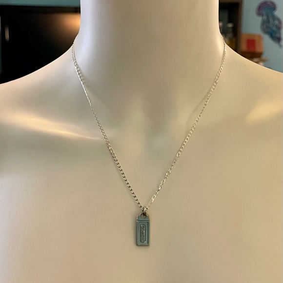 Coach | Jewelry | Coach Silver Hang Tag Pendant 925 Sterling Silver ...